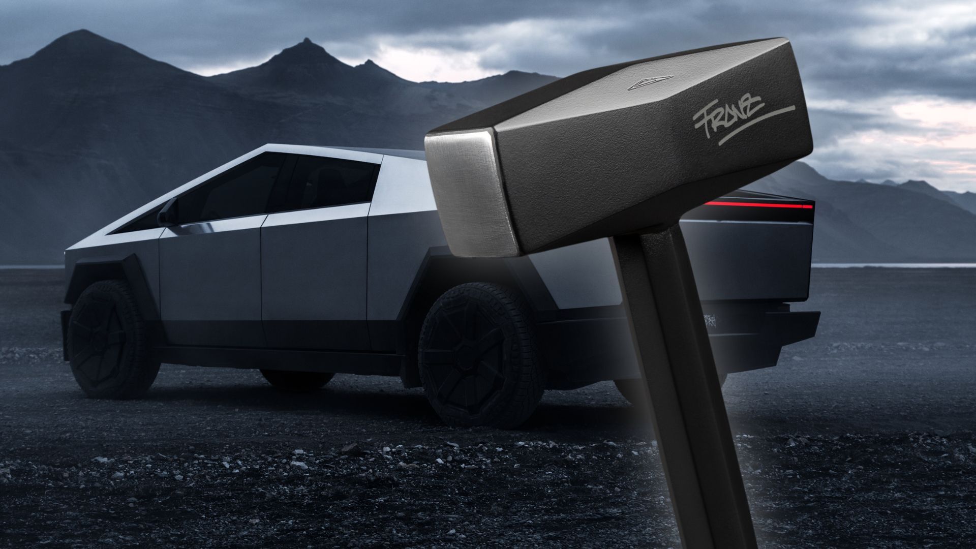 Tesla nabízí další zbytečnost. Kladivo inspirovaným Cybertruckem ...