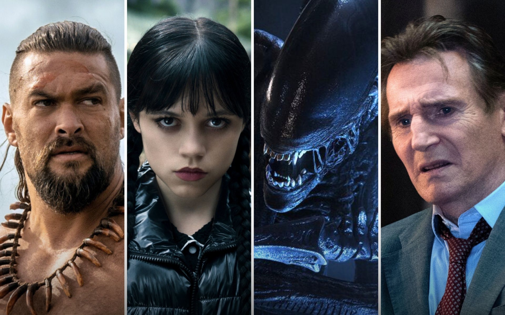 Filmy a seriály na srpen: Wednesday, Vetřelec, Bláznivá střela ...